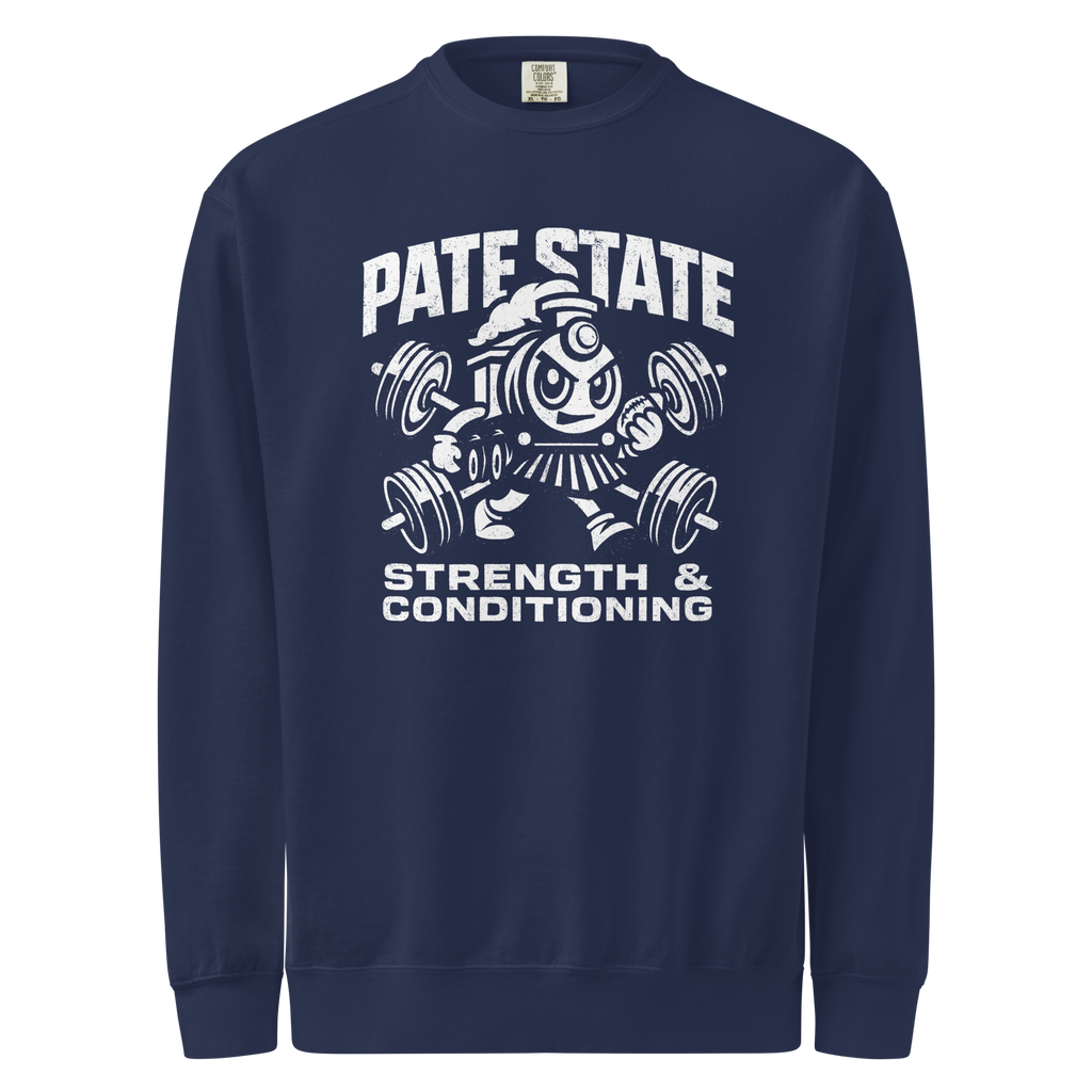 Strength & Conditioning Crewneck – Pate State Material