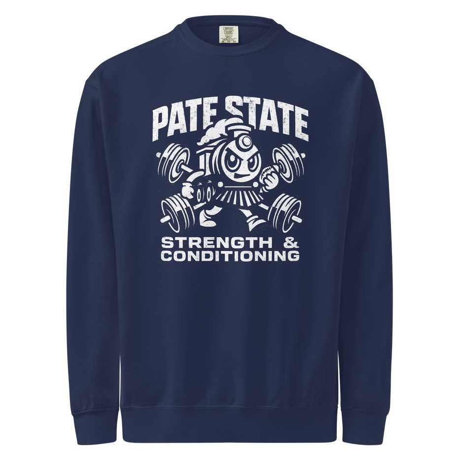 Strength & Conditioning Crewneck – Pate State Material
